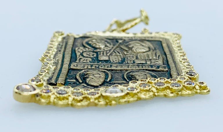 Emily Armenta 18 Karat Gold Diamond Sueno Collection Freeform Artifact ...