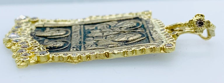 Emily Armenta 18 Karat Gold Diamond Sueno Collection Freeform Artifact ...