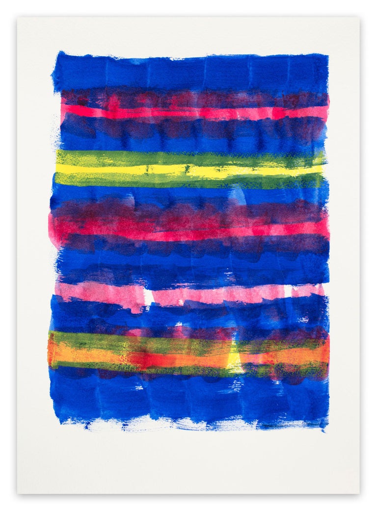 Emily Berger - Ink #8 (Fraying) (Abstract painting) For Sale at 1stDibs