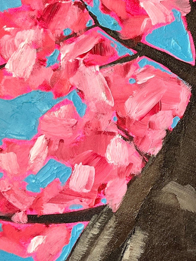 Emily Finch - Emily Finch, Looking Up through Cherry Blossom to Reflect ...