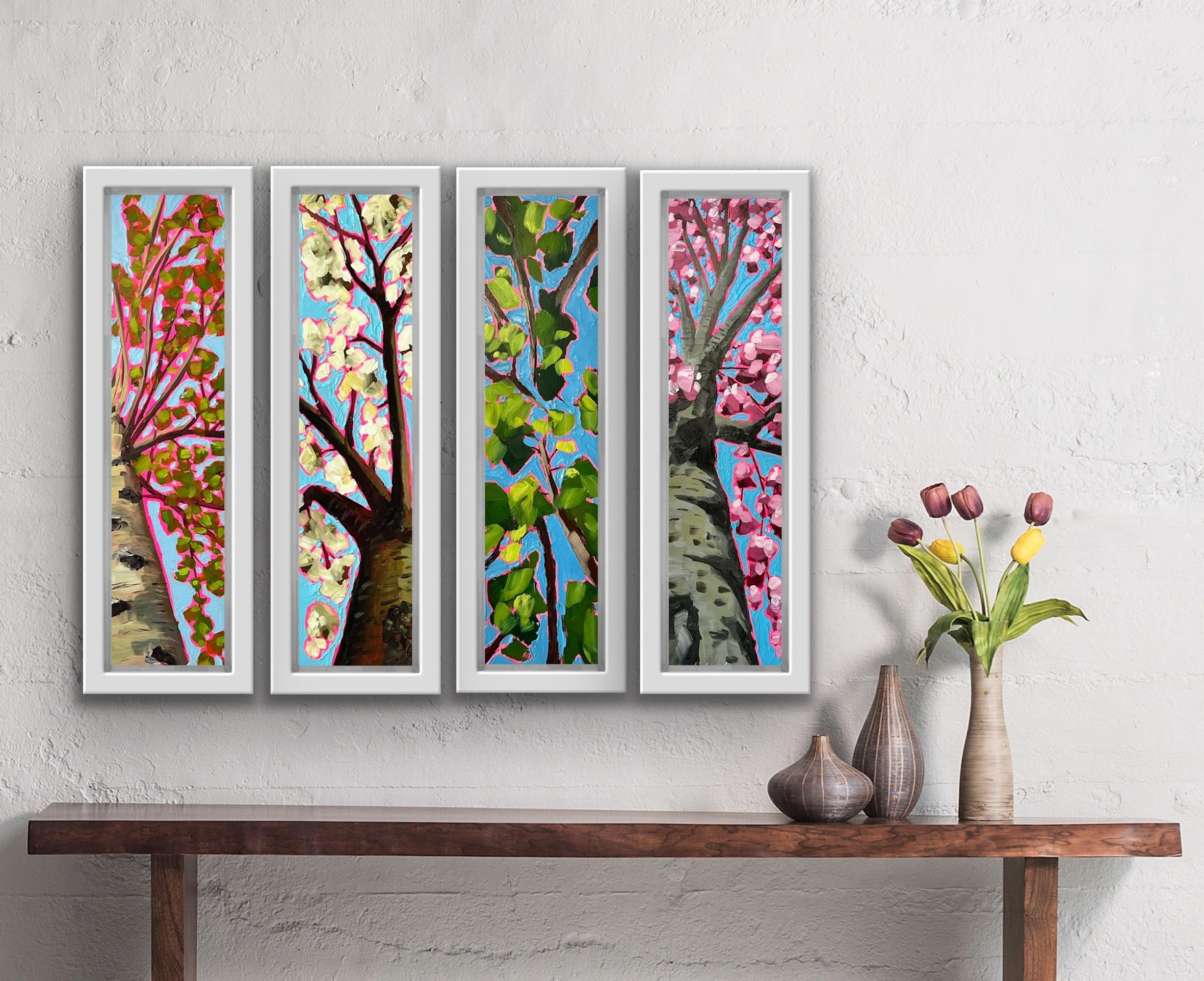 Emily Finch - Looking Up Mini Quadtych For Sale at 1stDibs | emily ...