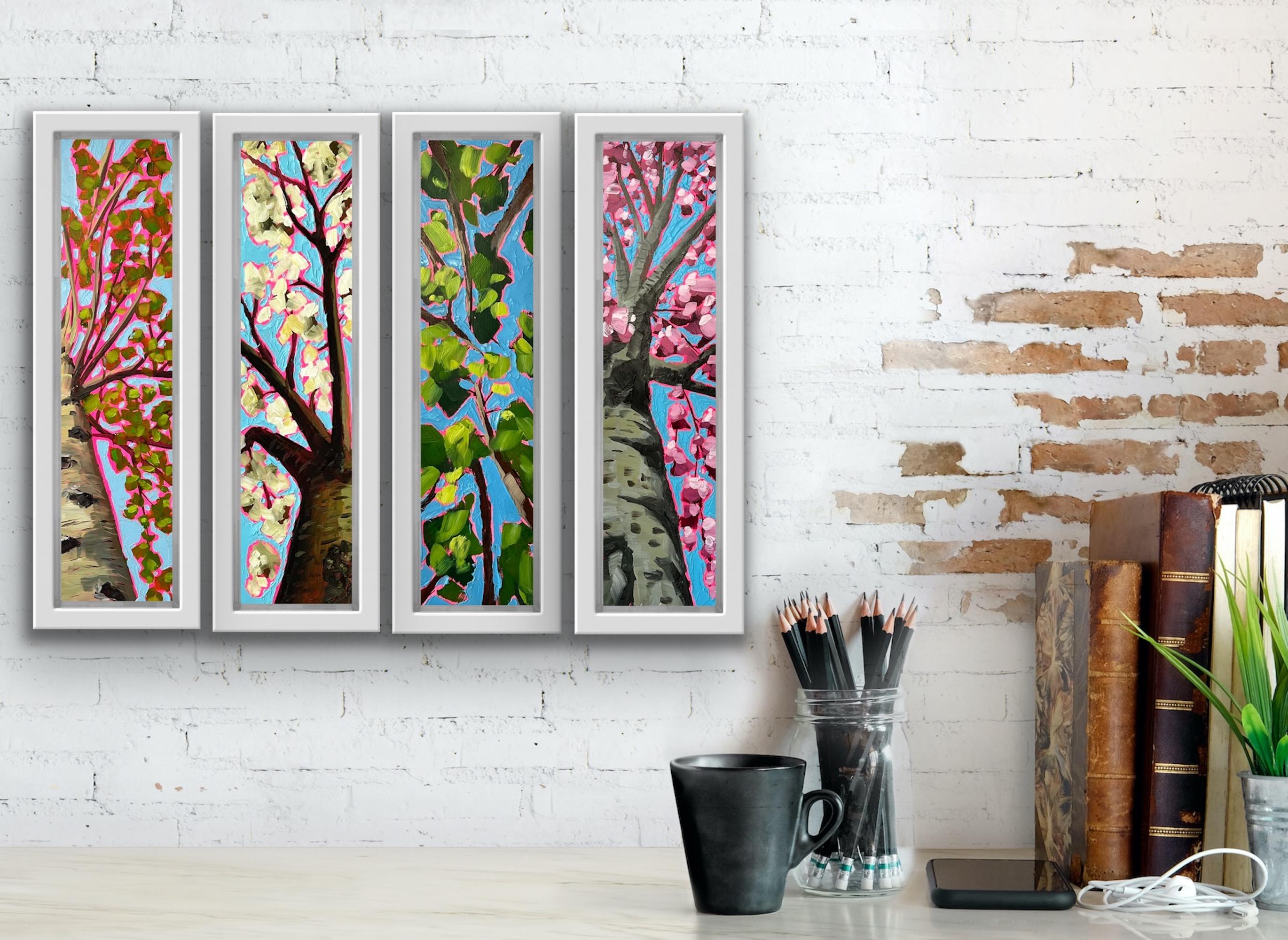 Emily Finch - Looking Up Mini Quadtych For Sale at 1stDibs | emily ...