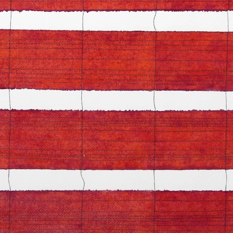 Emily Fuller - Days Spring Red, Mixed Media For Sale at 1stdibs