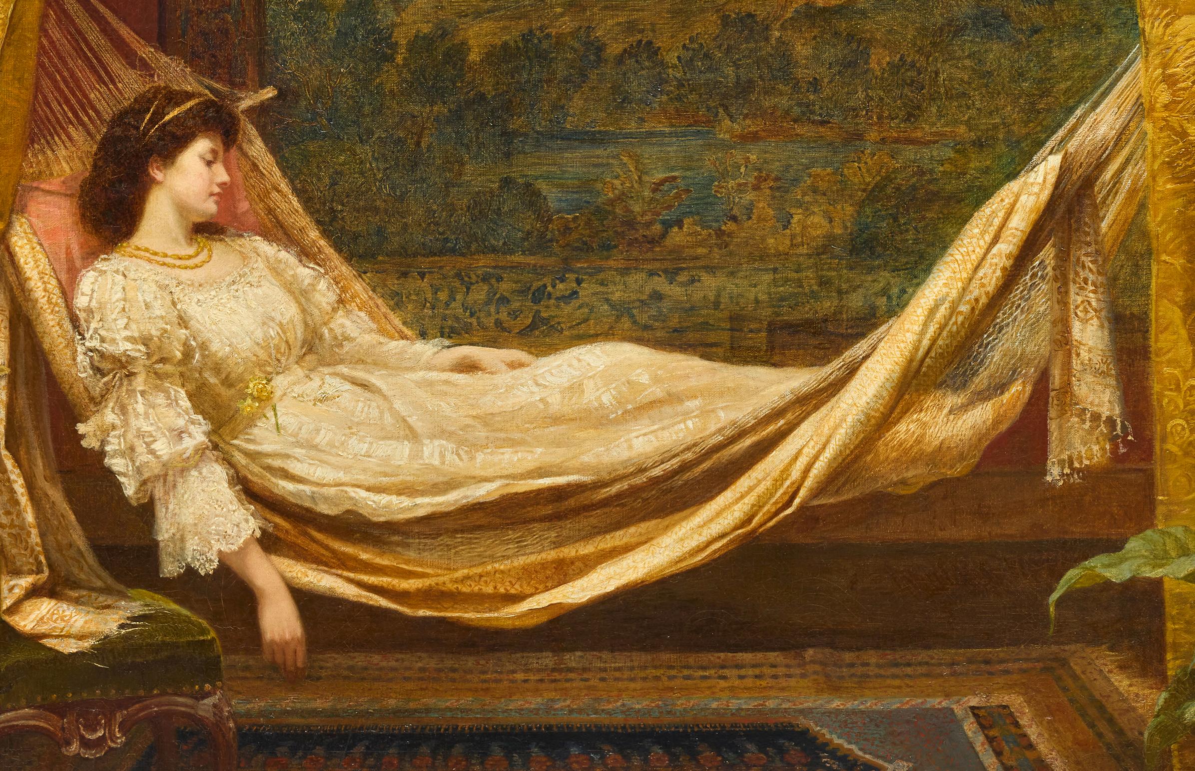 Emily Mary Osborn - Golden Daydream - British Victorian Pre-Raphaelite ...