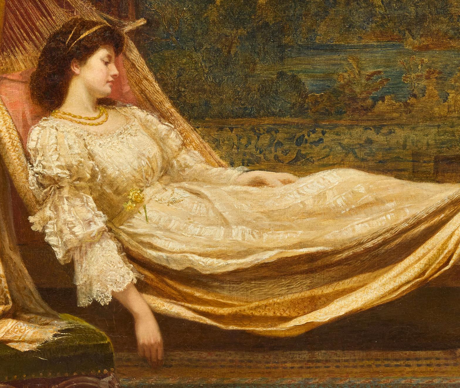 Emily Mary Osborn - Golden Daydream - British Victorian Pre-Raphaelite ...