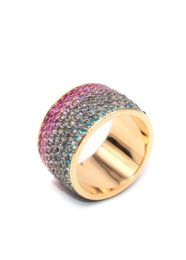 Emily P Wheeler 18kt Recycled Gold California Sapphire Ring 7 For Sale ...