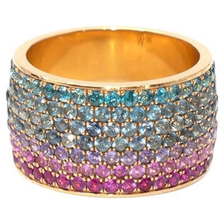 Emily P Wheeler 18kt Recycled Gold California Sapphire Ring 7 For Sale ...