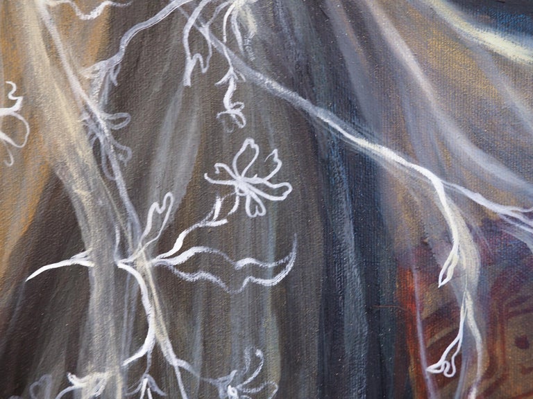 Emily Pope - Untitled (slipping out of bed), Oil on Canvas, 76.2x91.4cm ...