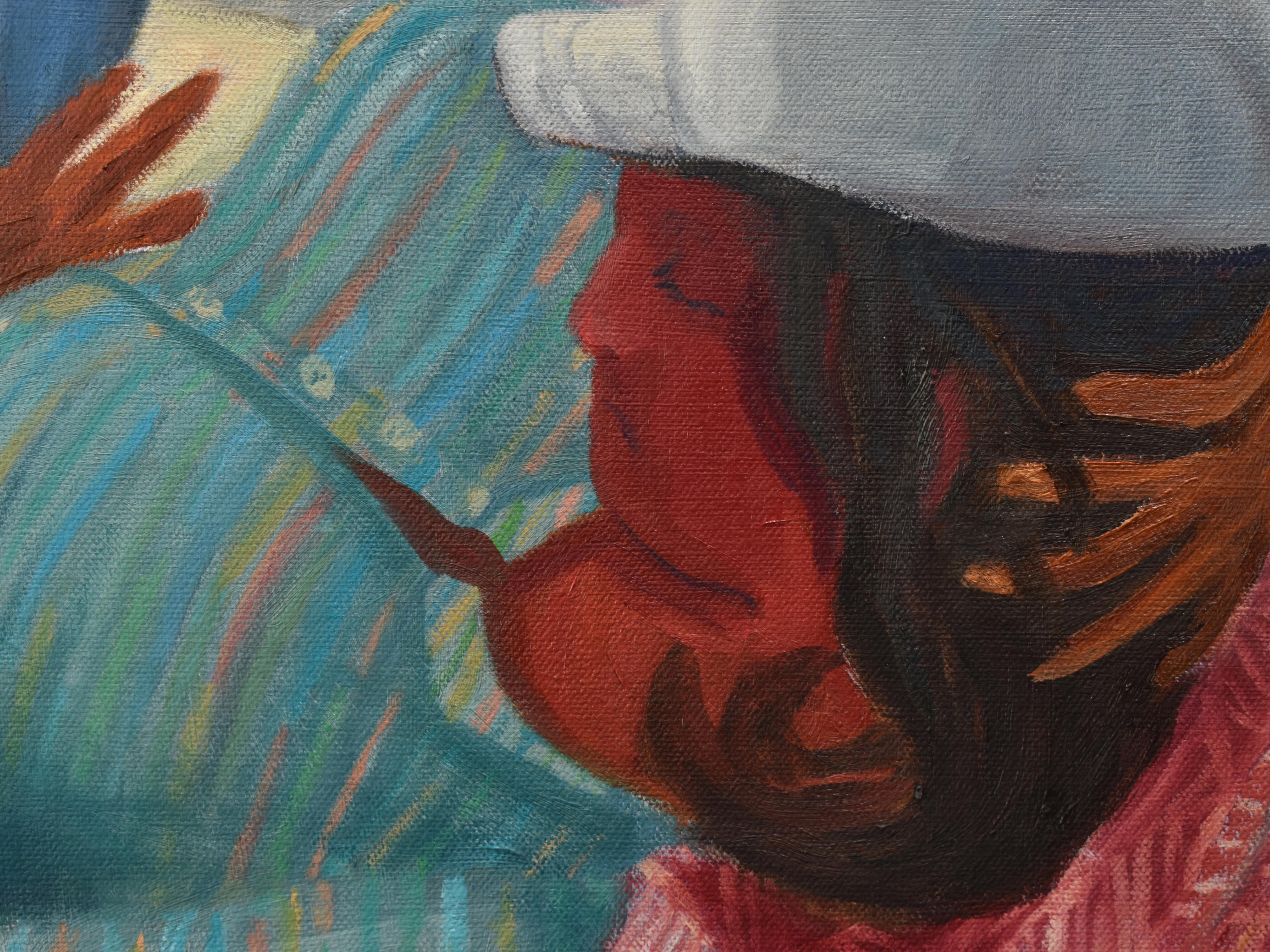 Emily Royer - Daybed by Emily Royer, contemporary figurative oil ...