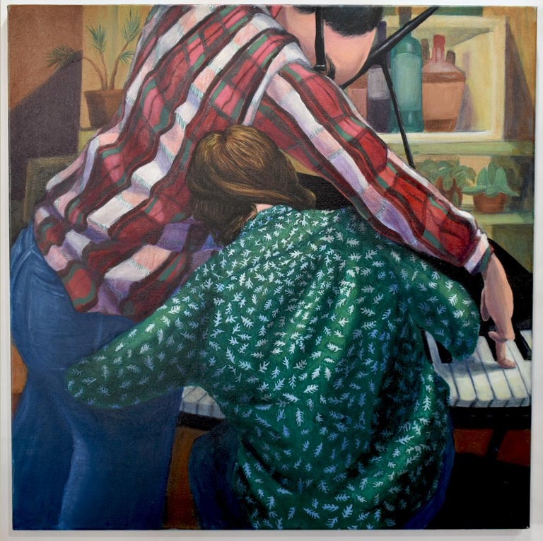 Emily Royer - Piano Players by Emily Royer, contemporary oil painting ...