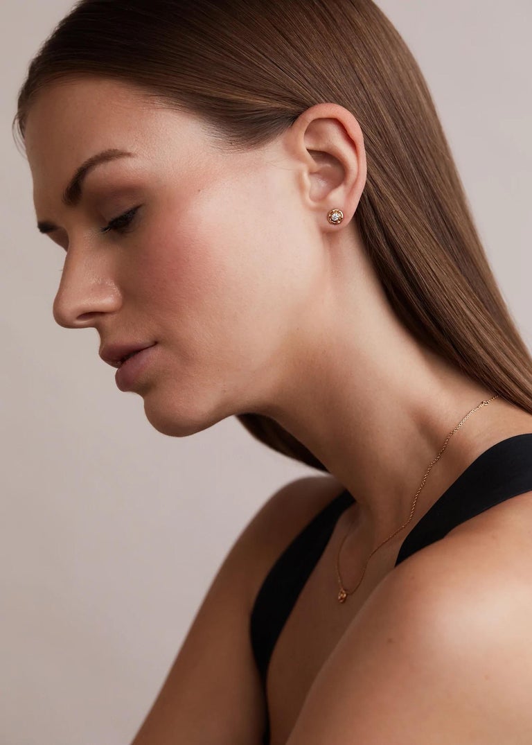 Aurifex Studs in Diamond For Sale at 1stDibs