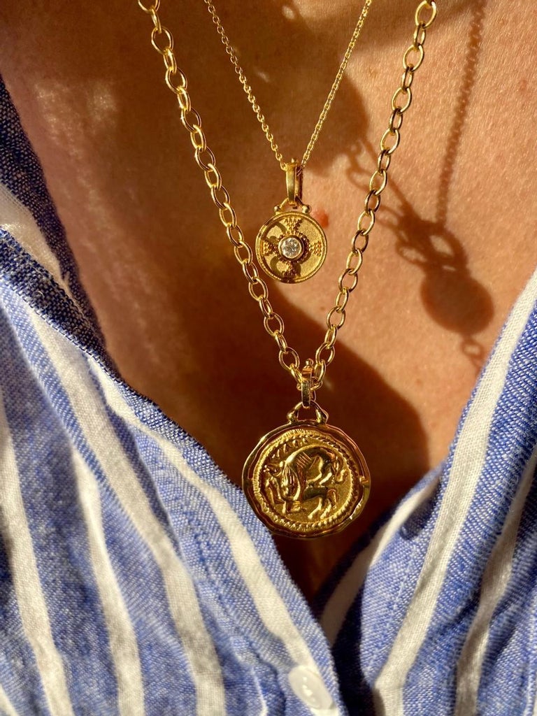 Hippocamp Amulet Necklace For Sale at 1stDibs