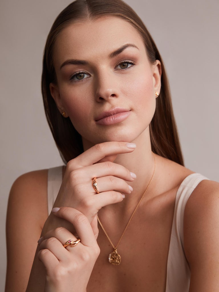 Customizable Emily Weld Collins Ouroboros Snake Ring For Sale at 1stDibs