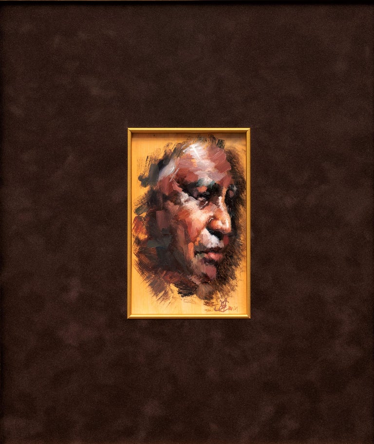 Emin Abbasov - Portrait of "At Ease" by Emin Abbasov (b. 1950 ...