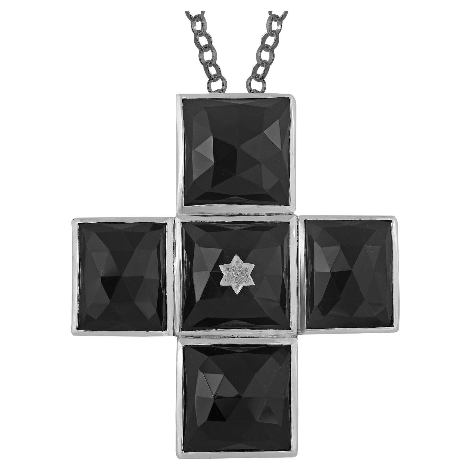 Emma Chapman Lapis Lazuli Tsavorite Silver Pendant at 1stDibs