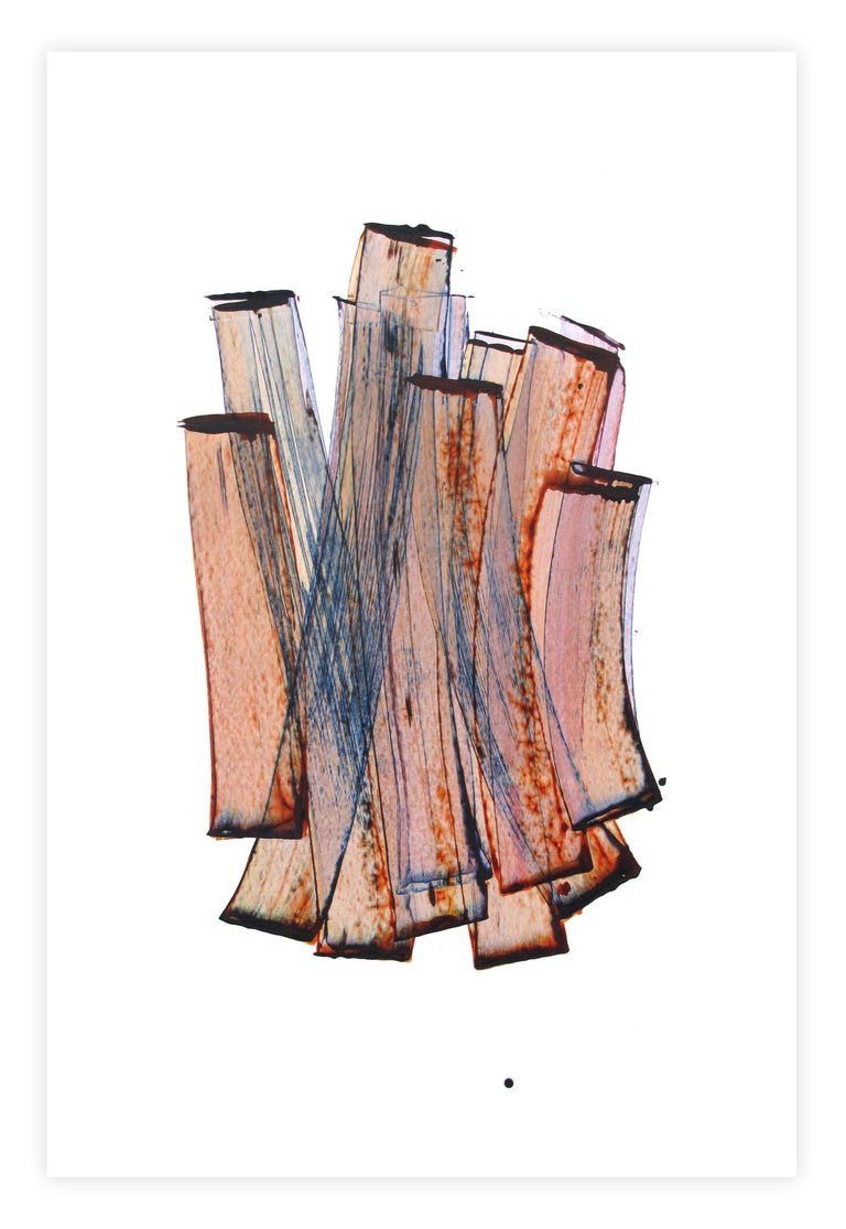 Emma Godebska - Contrast 01 (Abstract Painting) For Sale at 1stDibs