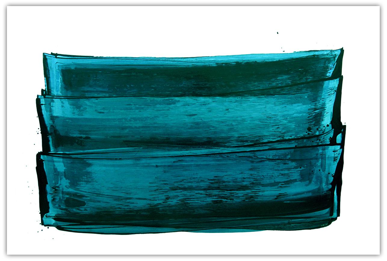 Emma Godebska - Spring Light (Green) (Abstract Painting) For Sale at ...