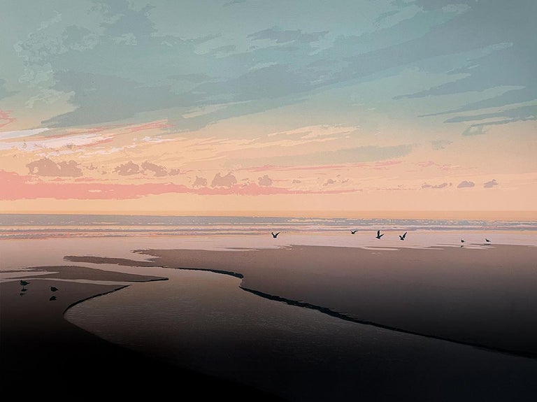 Emma Reynolds - Today's Last Dance, Seascape Art, Calming Art, Coastal ...