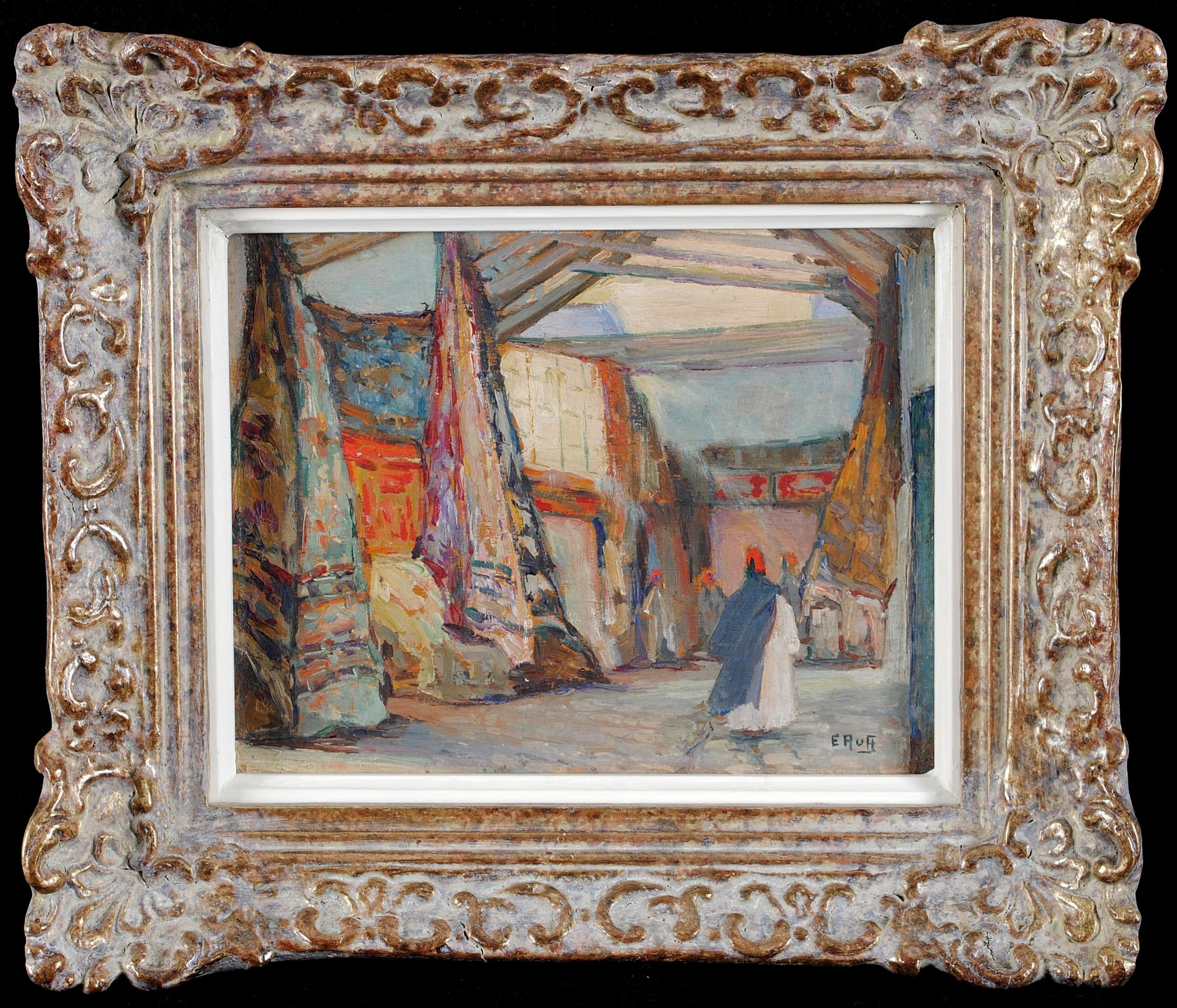 Emma Ruff - Souk - Early 20th Century North African Town Landscape ...