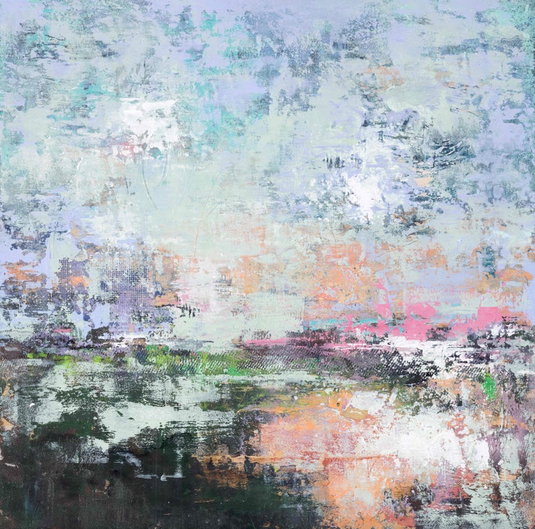 Emma Tweedie - Pipits Peat - modern landscape abstract gestural ...