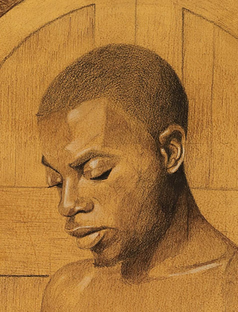 Emmanuel Asante 'Ghanaian', Waiting is Wasting, Pen on Paper, 2019 For Sale at 1stDibs