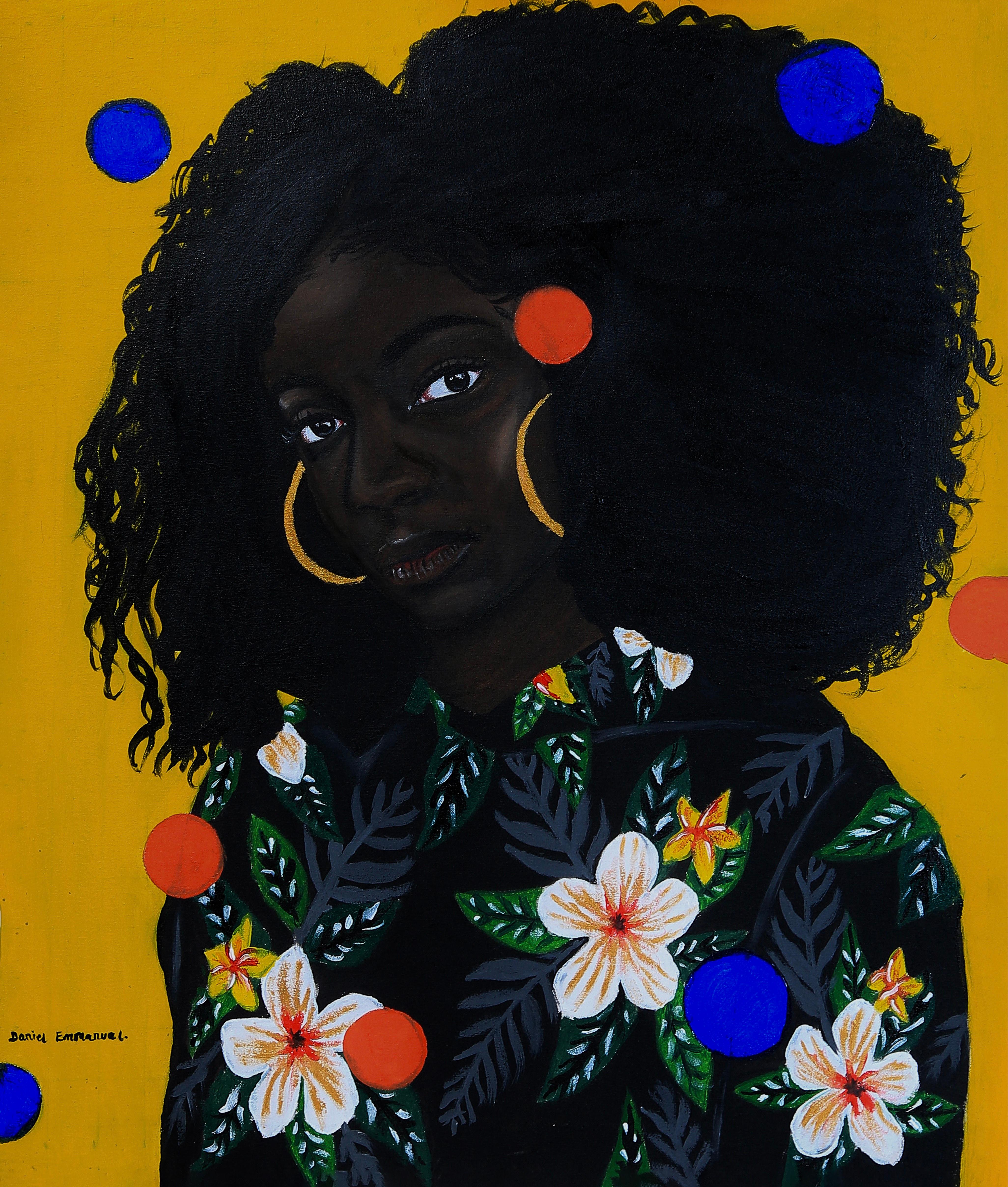 Emmanuel Daniel - Black Melanin at 1stDibs | melanin master, emmanuel daniel, painting of a ...