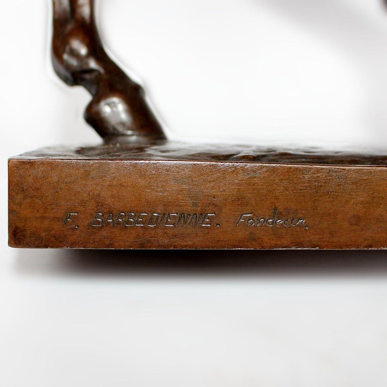 Emmanuel Fremiet Jeanne D'Arc 19th Century Bronze Sculpture, French ...