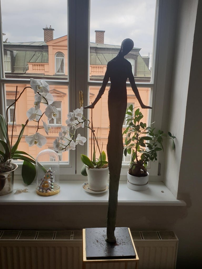 Emmanuel Okoro - Young One by Emmanuel Okoro sculpture of Giacometti ...