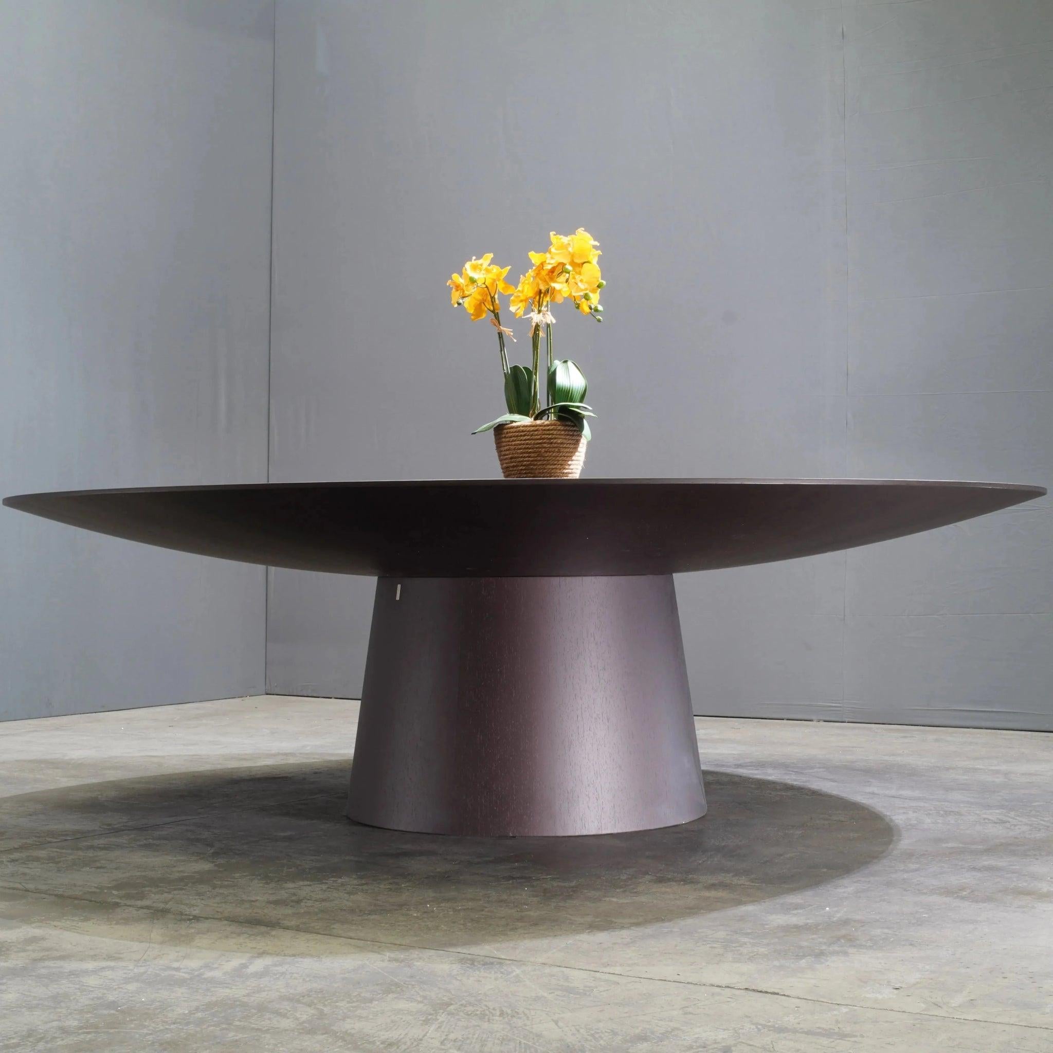 Emmemobili UFO Dining Table with Embedded Lazy Susan by Ferruccio Laviani For Sale at 1stDibs