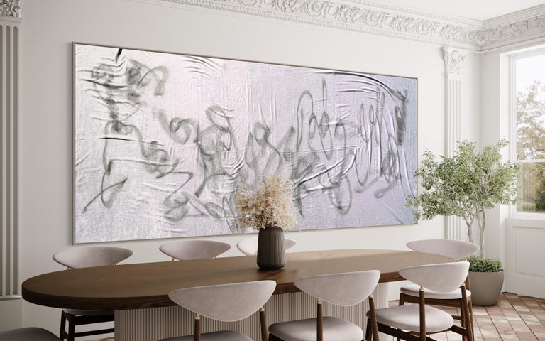 Emmi Granlund - 'PS07' Abstract Expressionist, Scandi artwork, grey ...