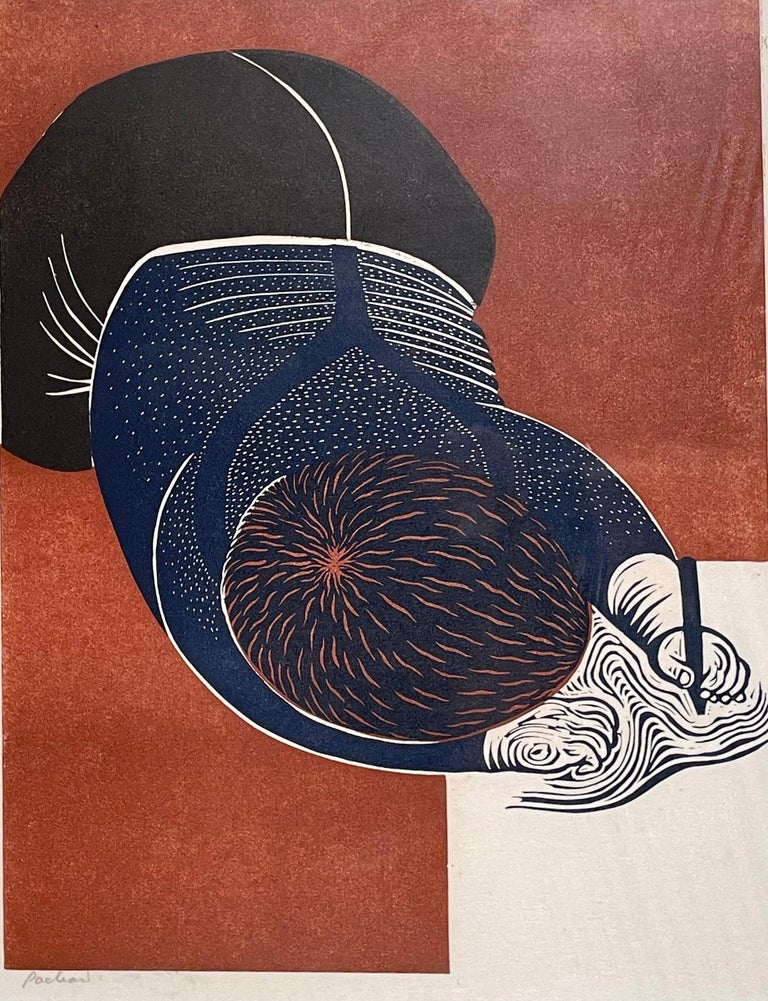 Emmy Lou Packard - WOMAN DRAWING For Sale at 1stDibs