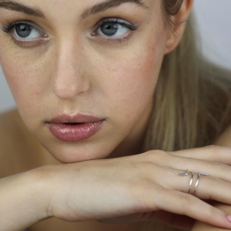 Emmy, Silver Adjustable Ring For Sale at 1stDibs