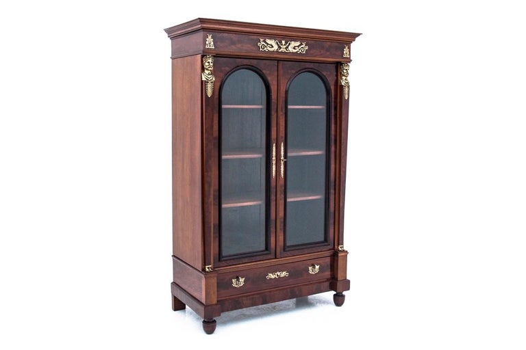 Empire Bookcase, France, circa 1850, After Renovation at 1stDibs