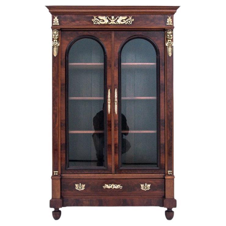 Empire Bookcase, France, circa 1850, After Renovation For Sale at 1stDibs