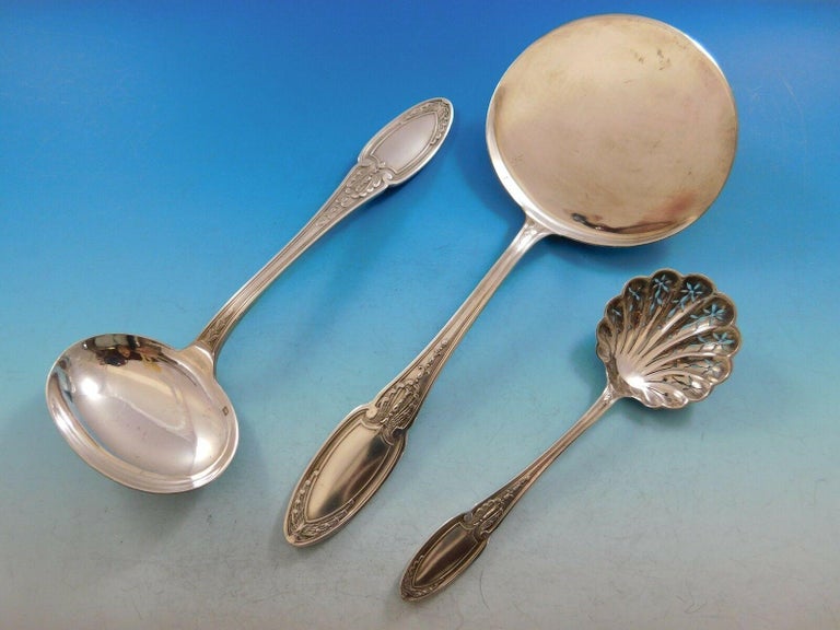 Empire by Ercuis Silverplate Flatware Set Service Dinner French 122 ...