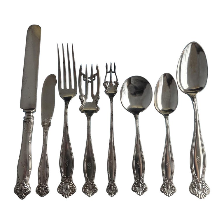 Empire by Towle Sterling Silver Flatware Set Service 102 Pieces "S ...