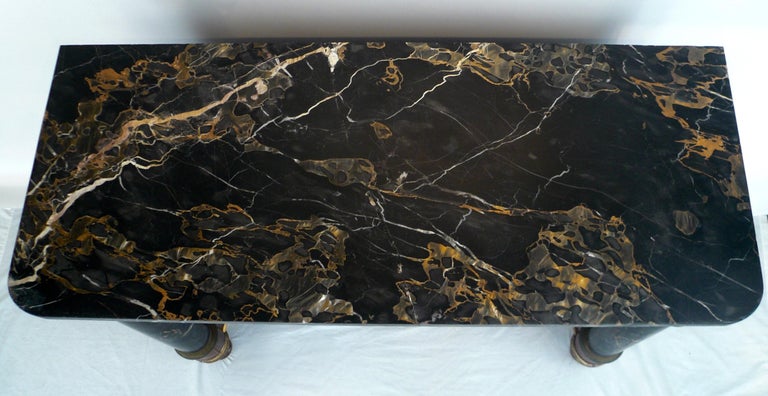 Empire Classical Marble Top Pier Table, New York For Sale at 1stDibs