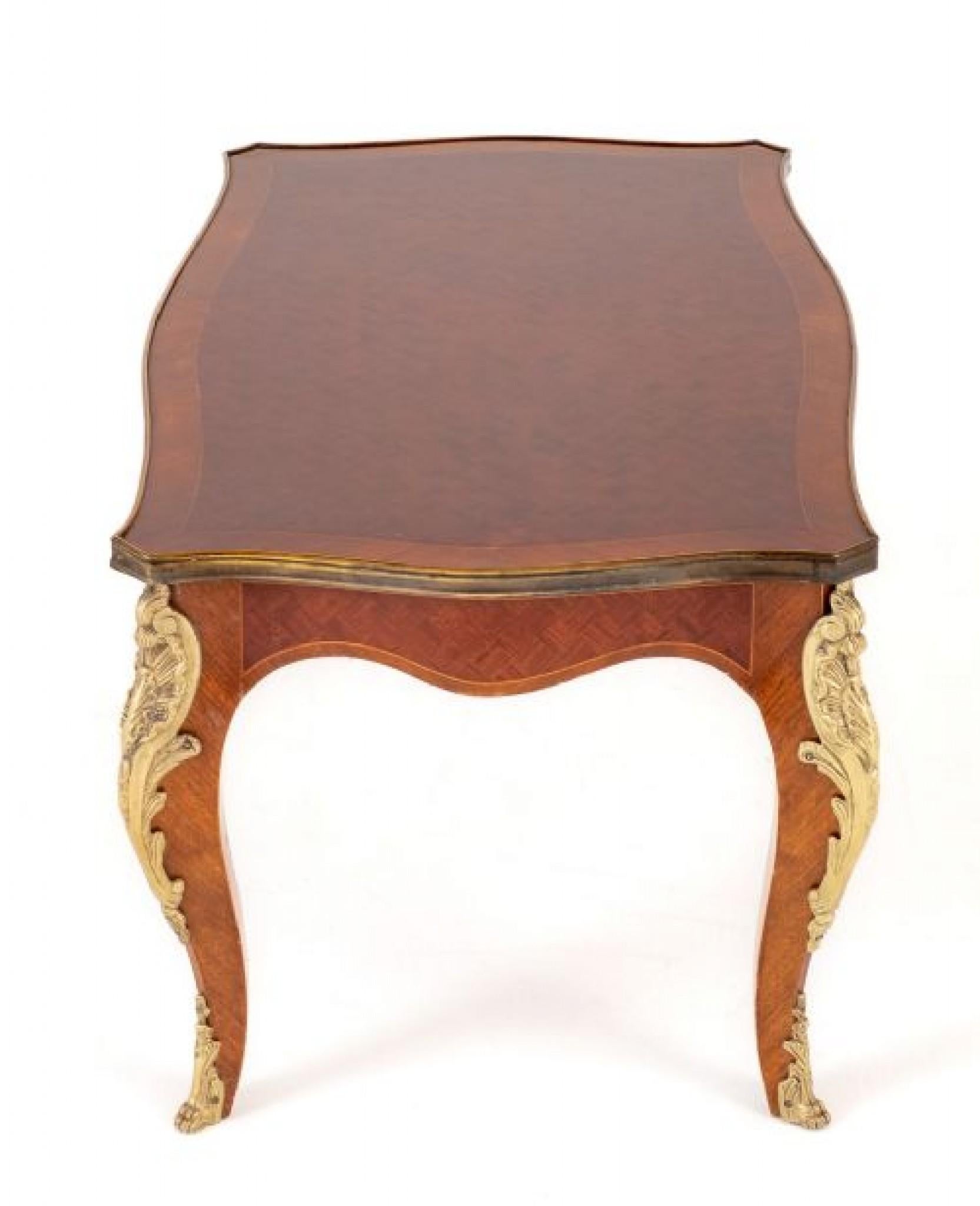 Empire Coffee Table French Parquetry Inlay For Sale at 1stDibs