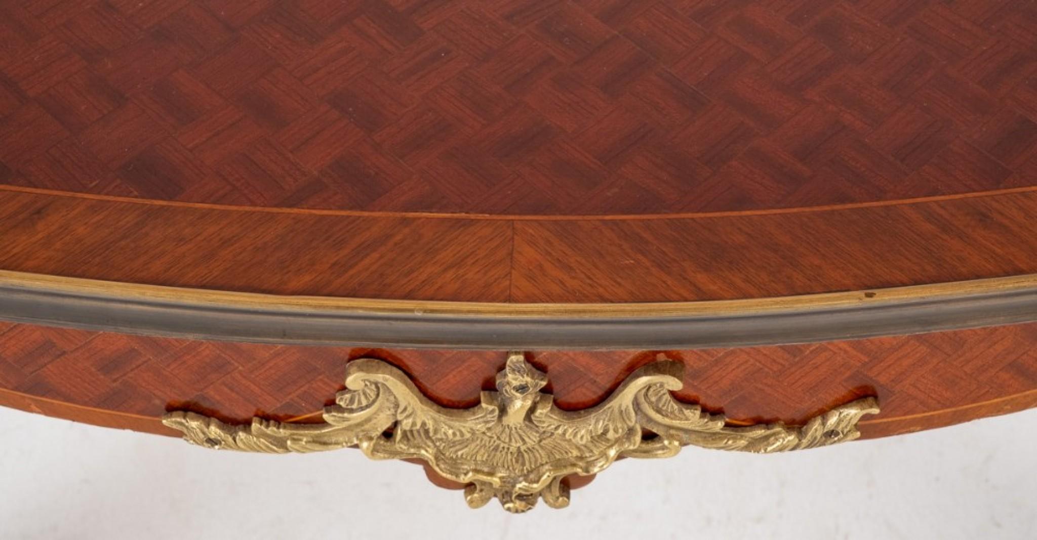 Empire Coffee Table French Parquetry Inlay For Sale at 1stDibs