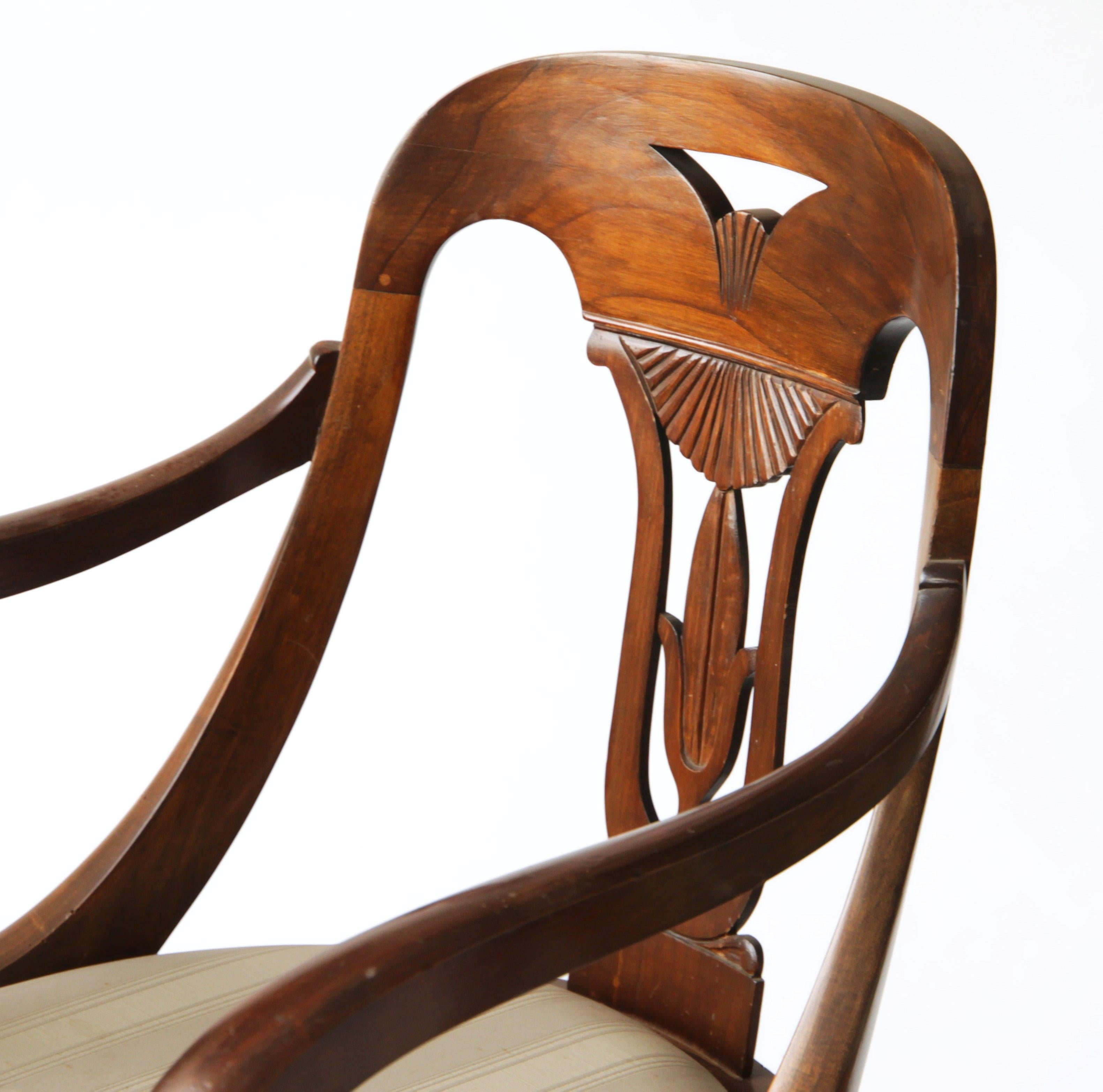 Empire Eclectic Set, Unique Set of 4 Armchairs Each in Different Design ...