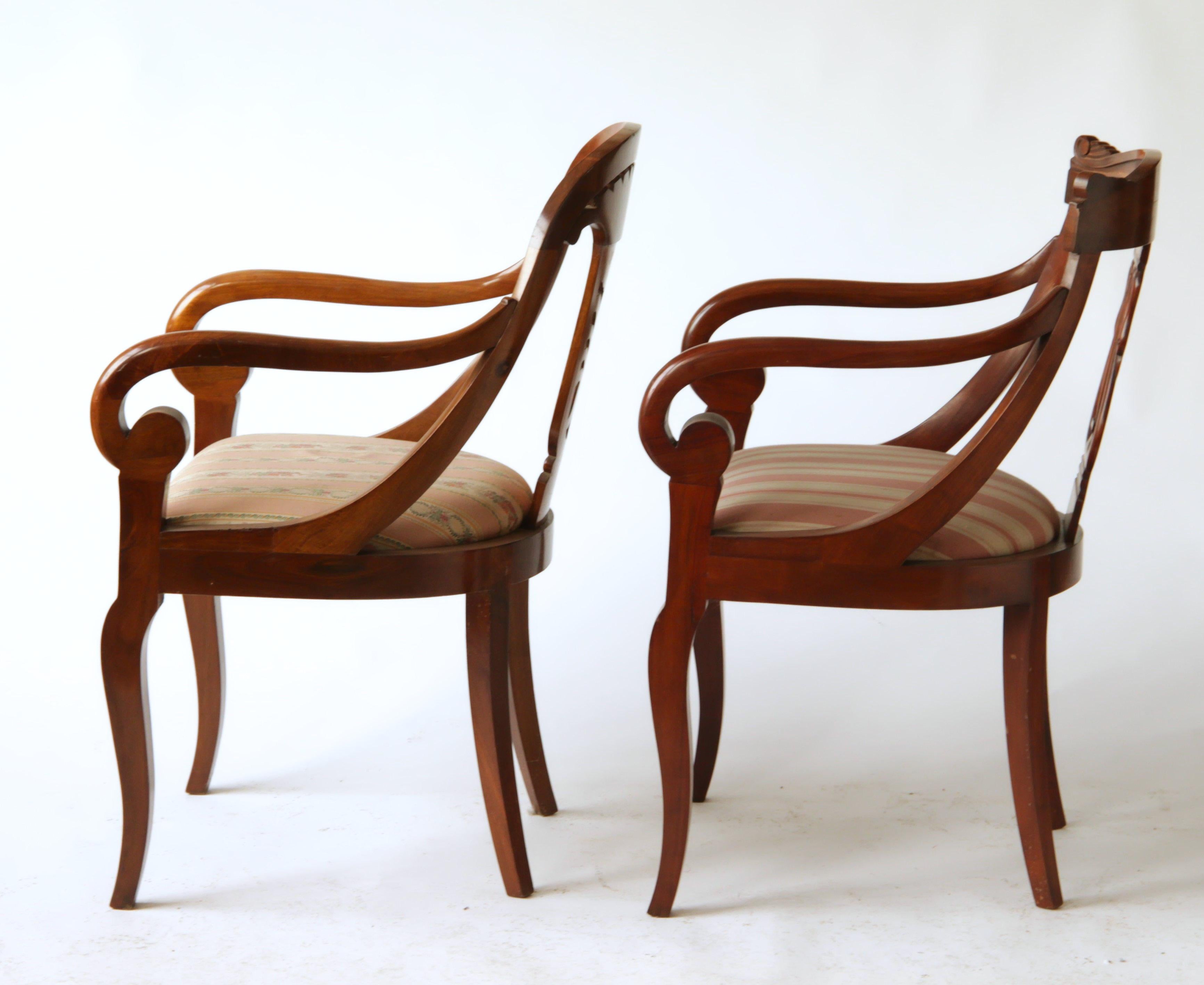 Empire Eclectic Set, Unique Set of 4 Armchairs Each in Different Design ...