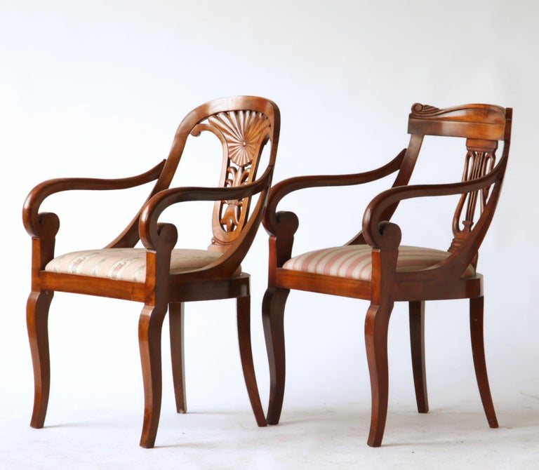 Empire Eclectic Set, Unique Set of 4 Armchairs Each in Different Design ...