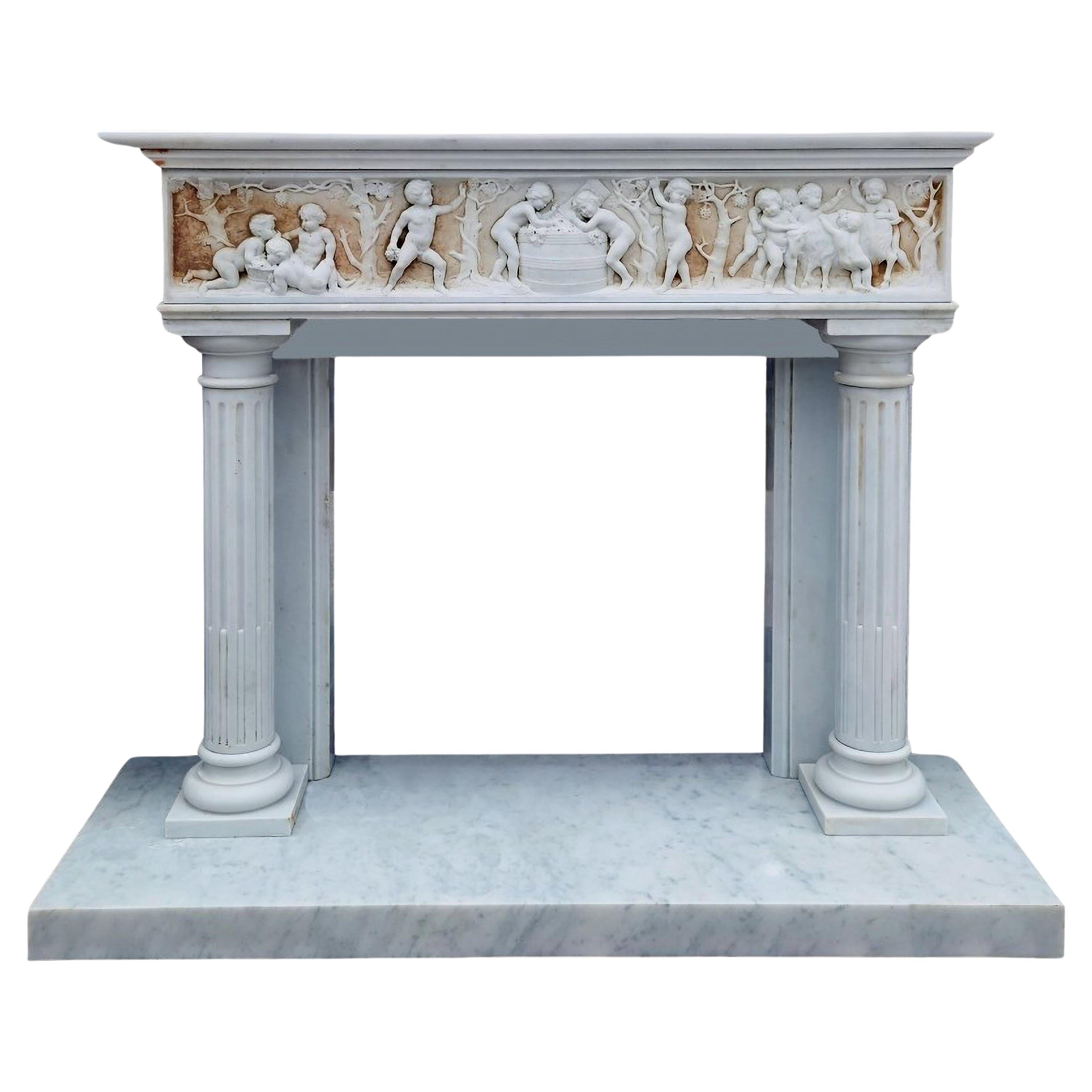 Carrara Marble Fireplaces and Mantels - 280 For Sale at 1stDibs ...