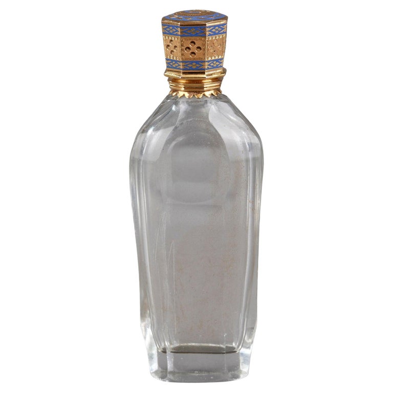 Empire Gold and Enamelled Scent Bottle For Sale at 1stDibs