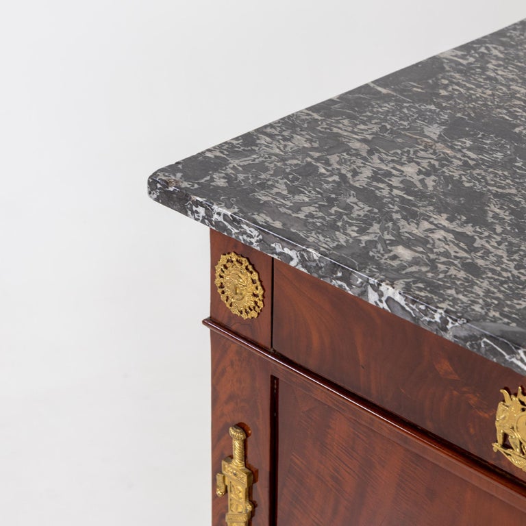 Empire Half Cabinet, France Early 19th Century For Sale at 1stDibs