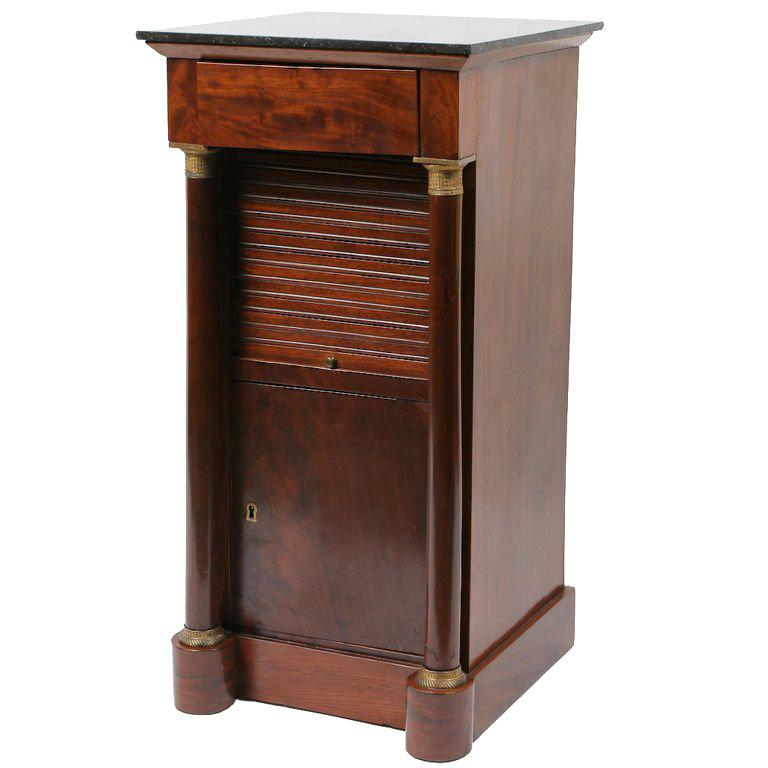 Empire Period Mahogany Night Stand at 1stDibs