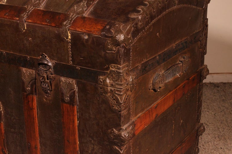 Empire Period Officer's Trunk For Sale at 1stDibs