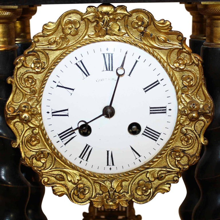 Empire Portico Clock, circa 1880 at 1stDibs