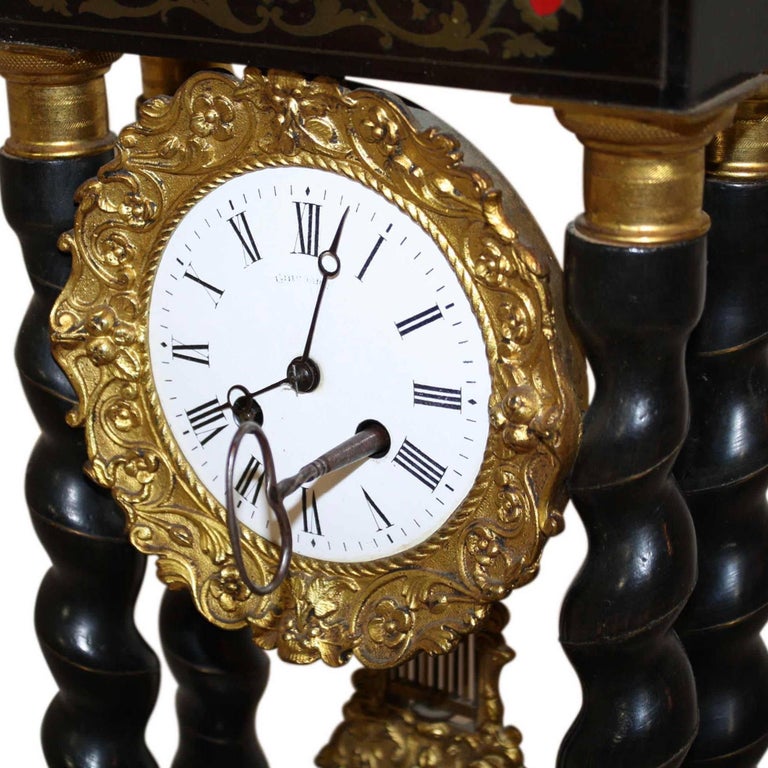 Empire Portico Clock, circa 1880 at 1stDibs