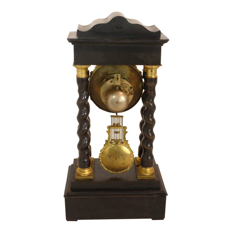 Empire Portico Clock, circa 1880 at 1stDibs